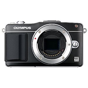 OM SYSTEM OLYMPUS E-PM2 Mirrorless Digital Camera (Body Only) (Black) (Old Model)