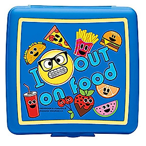 Zak Emojination Embossed Sandwich Container