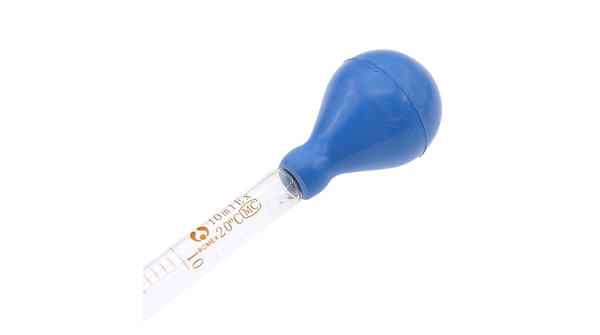 BetterUS 10ml Glass Graduated Dropper with Rubber Cap - Precise Lab Pipette