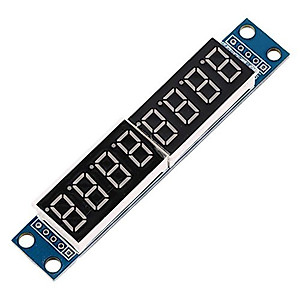 HiLetgo 2pcs MAX7219 8-Digital Segment Digital LED Display Tube for Arduino 51/AVR/STM32