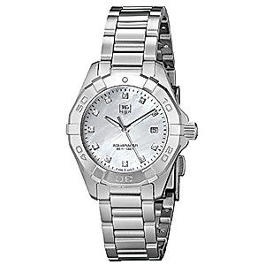 TAG Heuer Women's WAY1413.BA0920 Aquaracer Analog Display Analog Quartz Silver Watch