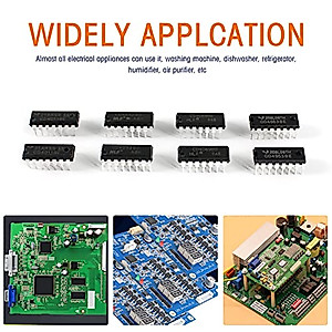 OWAHO IC Kits 40pcs/Lot Integrated Circuit Logic IC Kit CD4011 CD4069 CD4052 CD4053 DIP Electronic Component with Chipset (Color : Cd4069-10pcs)
