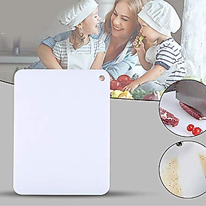 GULRUH Wood Cutting Boards for Kitchen, Round/Square Multifunctional Cutting Board High Hardness Cutting Board Washable Kitchen Accessories Durable and Non-Greasy Kitchen Tools (Size : Medium)