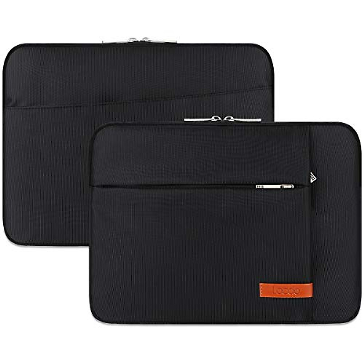 Lacdo 13 inch Laptop Sleeve Case for 13 inch New MacBook Air M2 A2681 M1 A2337 A2179 A1932 | 13 inch New MacBook Pro M2 M1 A2338 A2251 A2289 A2159 A1989 | 12.9" iPad Pro 6th 5th 4rd Computer Bag,Black