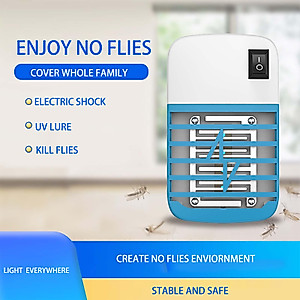 Mosquito Zapper 6 Pack- Indoor Advanced Electric Insect Killer, Wide Coverage, Safe & Silent, UV Attraction, Ideal for Home Use