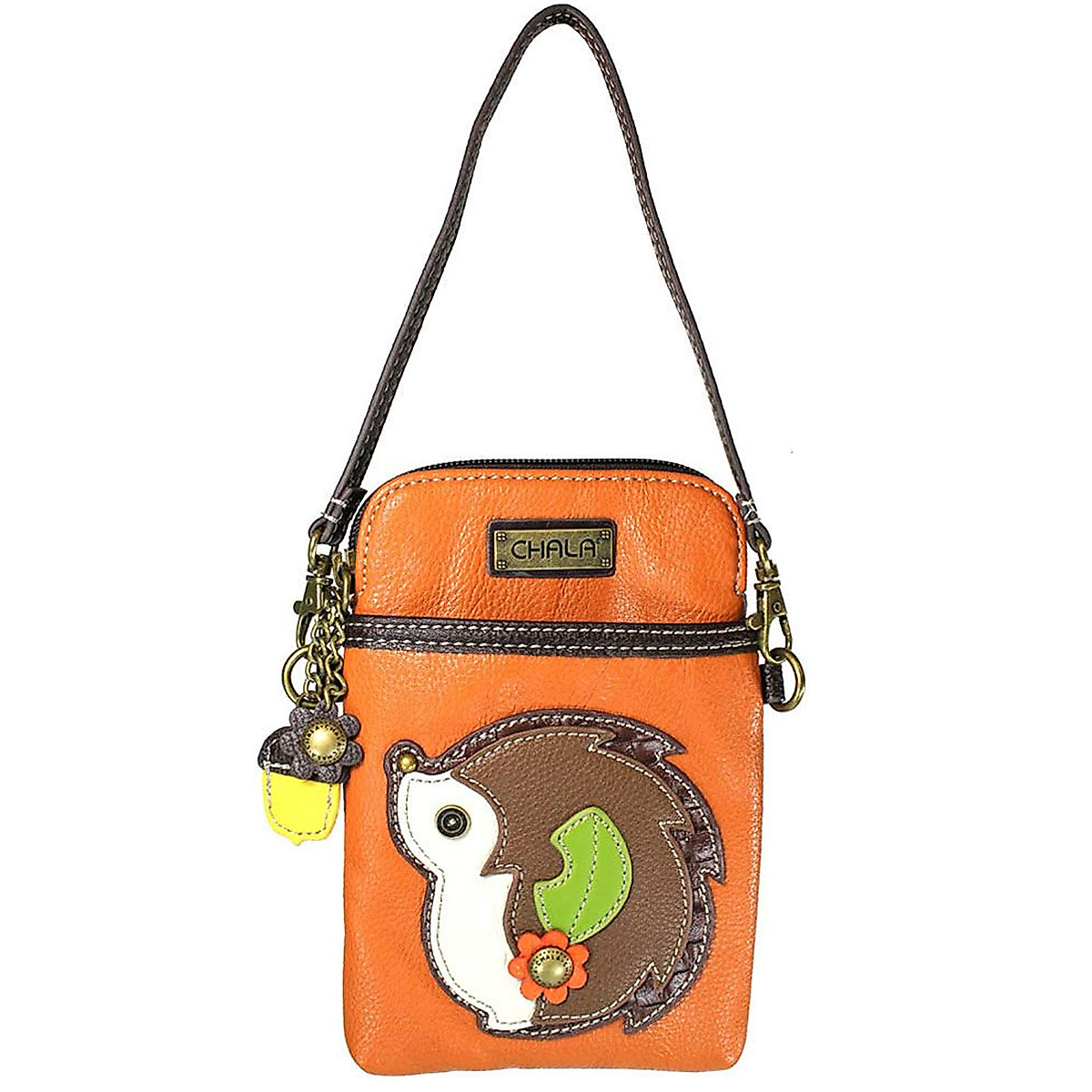 Chala Hedgehog Cellphone Crossbody Handbag - Convertible Strap