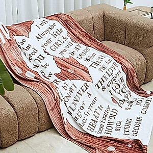 Kitdacnin Gifts for Mothers Day from Daughter, Gifts for Mom, Mom Birthday Gifts, Christmas Valentine's Day for Mom Presents Throw Blanket