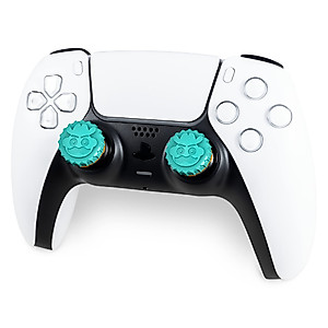 KontrolFreek Saints Row Performance Thumbsticks for Playstation 5 (PS5) and Playstation 4 (PS4) | 2 Mid-Rise, Hybrid