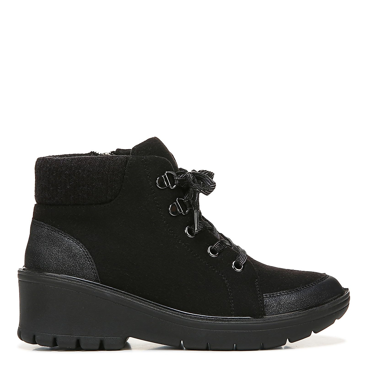 BZees Womens Brooklyn Ankle Boot, Black, 8 US