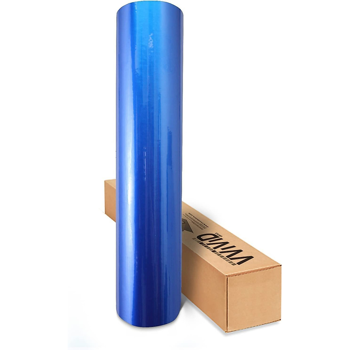 VViViD XPO Gloss Liquid Metal Dark Blue Vinyl Car Wrap Adhesive Film (1.5ft x 5ft)