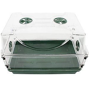 EarlyGrow 93763 Medium Seed and Herb Domed Propagator with Vented Side Height Extension, Green