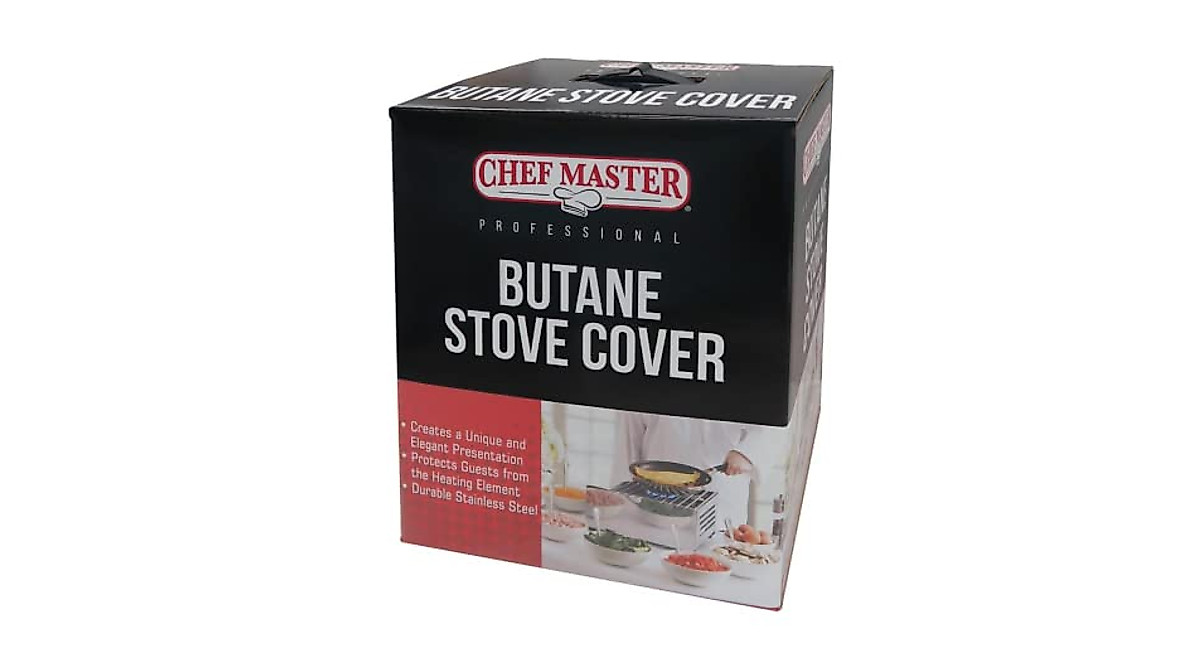 Chef Master 90217 Butane Stove Cover for Wind Protection & Durability
