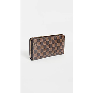 Louis Vuitton Women's Pre-Loved Zippy Wallet, Damier Ebene, Brown, One Size