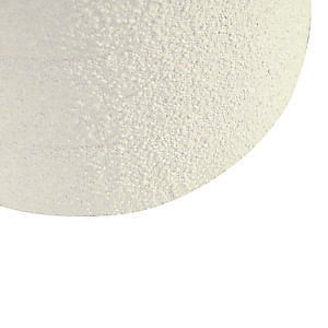 HomePop Storage Round Ottoman with Removable Lid Home Décor|Upholstered Round Foot Rest Ottoman - Cream Boucle