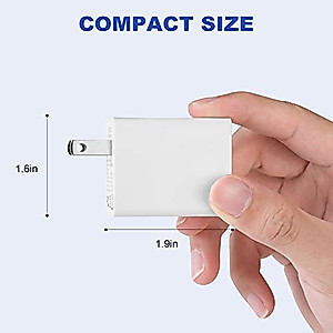 USB C Wall Charger Block 20W, Dual Port PD Power Delivery Fast Type C Charging, for 14 13 12 Pro Max 14 Pro 12 Mini 14 11 Pro Max 14 Plus 11 SE X XS Cube