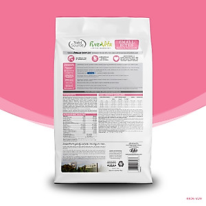 NutriSource Pure Vita Limited Ingredient Grain Free Dry Dog Food, Small Bites, Salmon and Peas, 12LB