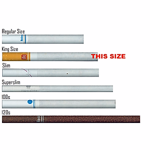 KSI Red King Size Flip-To-Open 27 Count Cigarette Case