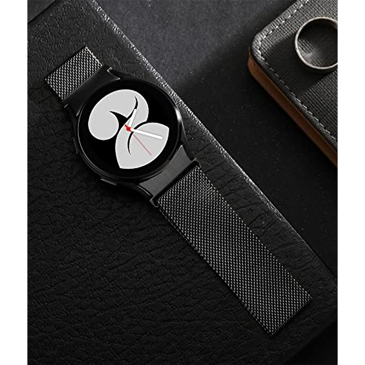 Zedoli No Gap Metal Bands Compatible with Samsung Galaxy Watch 6 band/Watch 5/Galaxy Watch 4 Band 40mm 44mm/Galaxy Watch 5 Pro Band 45mm/Watch 4 Classic Band/Watch 6 Classic Band 43mm 47mm Men Women