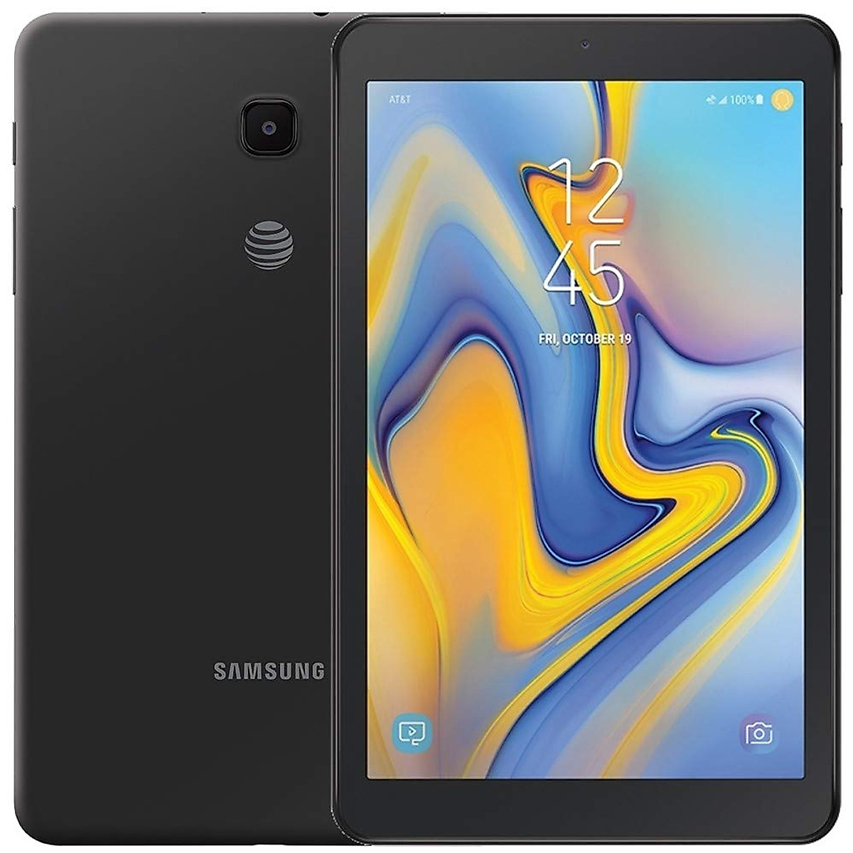 SAMSUNG Galaxy Tab A 8.0" (32GB, 2GB, Wi-Fi + Cellular) 4G LTE Tablet, GPS, GSM AT&T Unlocked (T-Mobile, Metro, Cricket, Straight Talk) US Warranty SM-T387A (Black, 64GB SD Bundle)