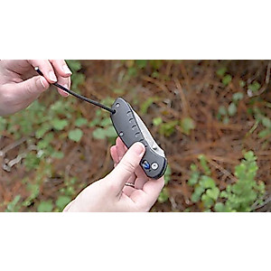 Camillus ROVAX 7.6-Inch Folding Knife, Pocket Knife with CUDA-Lock and GFN Handle, Black