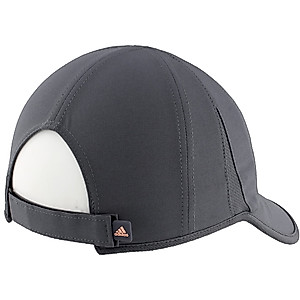 adidas Women's Superlite Relaxed Fit Performance Hat, Onix/Glow Pink, One Size