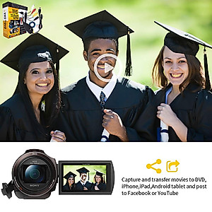 Andthere VHS to Digital Converter for Windows 10, USB2.0 Video Audio Capture Card, VHS to DVD Converter