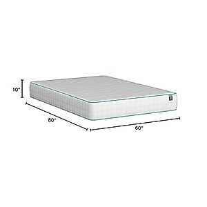 ZINUS 10 Inch Tight Top Spring Mattress, Queen, Innerspring Mattress, CertiPUR-US Certified, Mattress in A Box