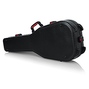 Gator Cases Molded Flight Case for Classical Style Acoustic Guitars with TSA Approved Locking Latch; (GTSA-GTRCLASS)