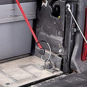 Nite Ize, Inc. BHL24-10-R3 Nite IZE HookLock, Premium Steel Locking Hook Bungee Cord, 24 Inch, Red