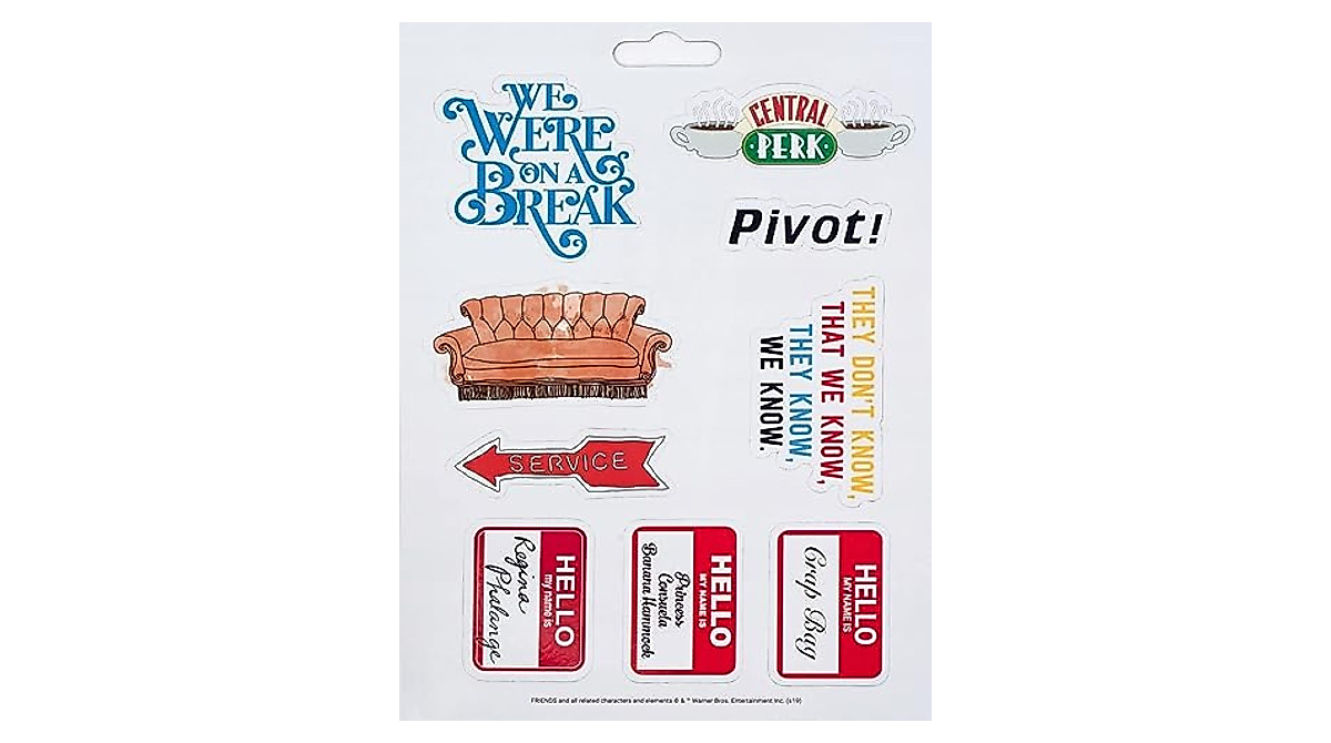 Friends Magnet Set - Official 18 Magnets for Fridge & Gifts