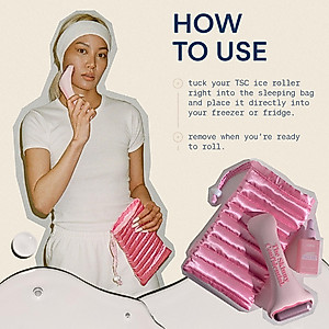 The Skinny Confidential Ice Roller Sleeping Bag - Travel Carrying Case for Hot Mess Ice Roller - Designed to Keep Your Ice Roller Protected, Pristine & Clean