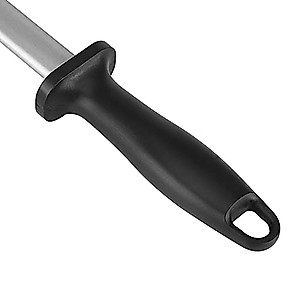 10 InchKnife Sharpener Rod, Professional Knife Sharpening Steel Honing Steel Tool for Home Hotel Restaurant Kitchen