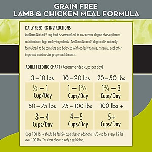 AvoDerm Natural Advanced Senior Health Grain Free Lamb Formula Dry Dog Food 4 lb