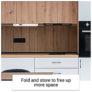 SYLVOX 15.6 inch Smart TV for Kitchen, 1080P FHD RV TV Under Cabinet Television, Smart Android TV Rotated & Folded, Support Google Assistant WiFi Bluetooth, Small TV for Kitchen, Bedroom, RV Camper