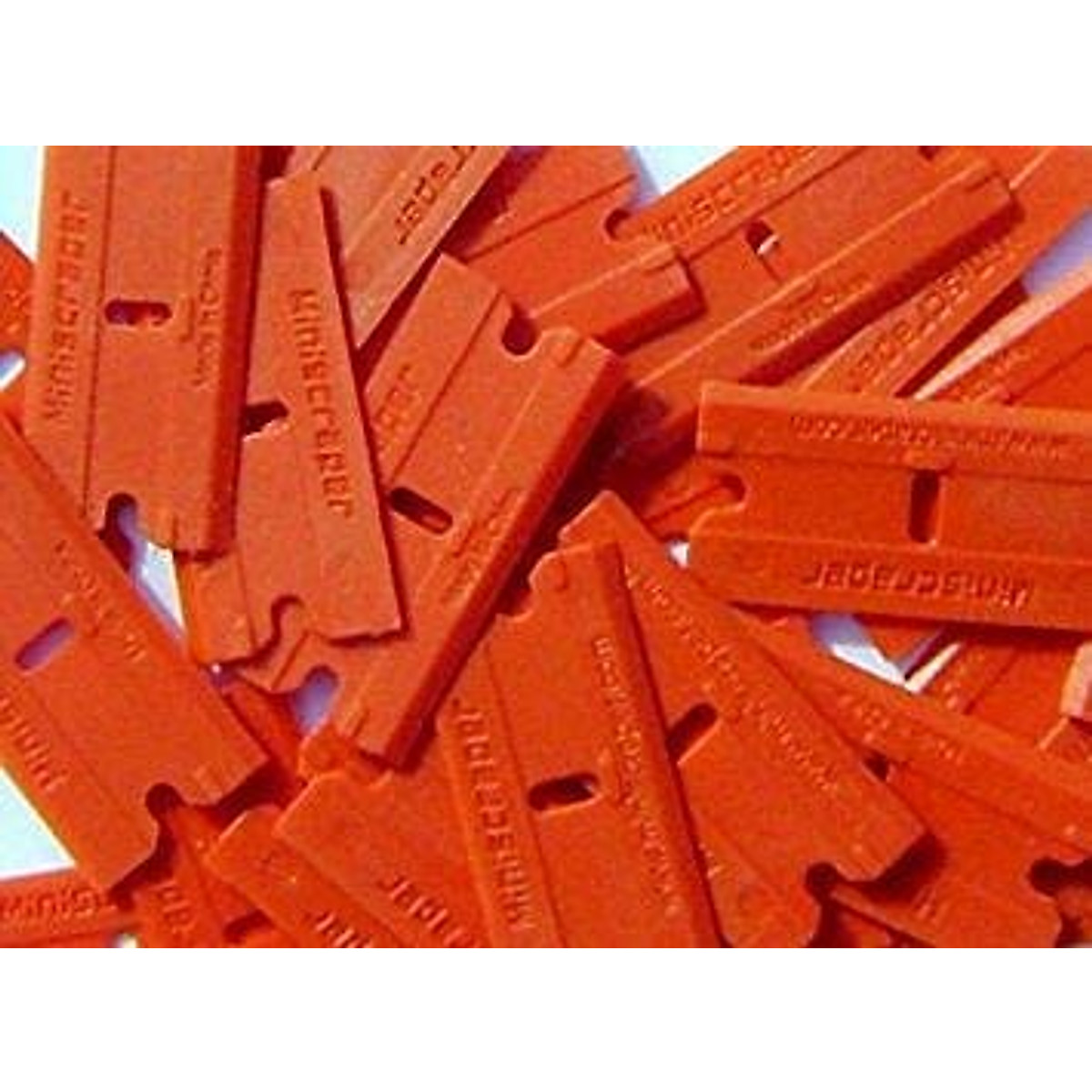 MiniScraper Double Edged Plastic Razor Blades 100 Pack MS 106 and MS 206