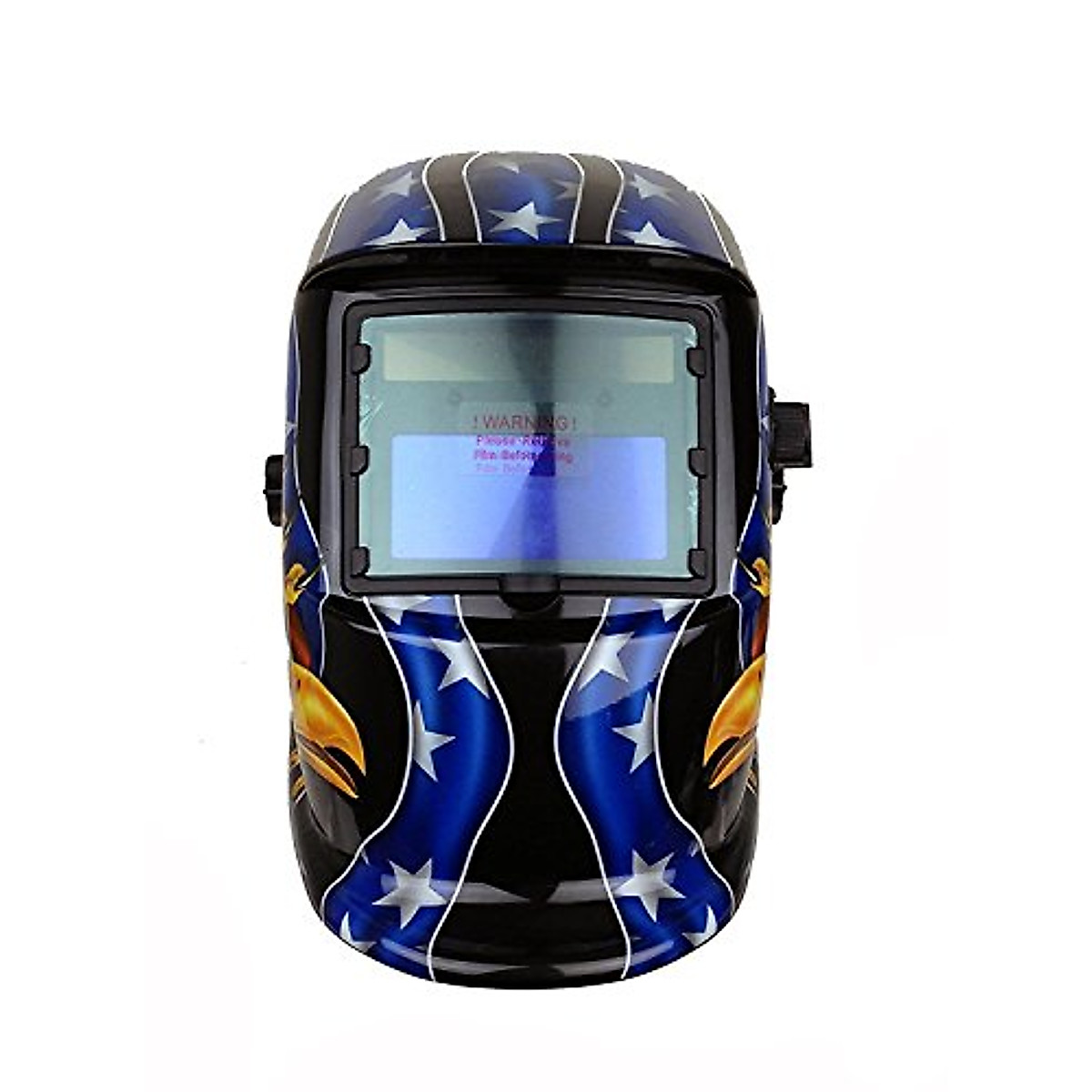 Instapark ADF Series GX-500S Solar Powered Auto Darkening Welding Helmet with Adjustable Shade Range #9 - #13 (American Eagle)
