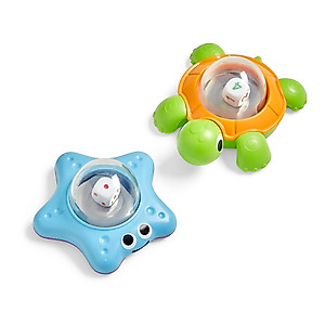 hand2mind Sea Animals Dice Poppers, Math Dice Popper, Game Replacement Dice Roller, Dice Games for Kids, Board Game Accessories, Family Game Night, Kids Travel Activity, Fun Classroom Games (Set of 2)