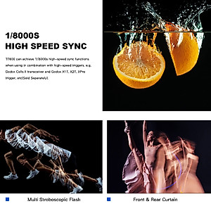 Godox TT600 GN60 2.4G 1/8000s Camera Flash Speedlite, 230 Full Power Flashes, 0.1-2.6s Recycle Time, Compatible for Canon, Nikon, Pentax, Olympus and Other DSLR Cameras with Standard Hotshoe & Filte