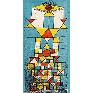 ArtDirect The Sublime Page (1923) 5x10 UnFramed Museum Art Print Poster Ready for Framing by Paul Klee (German, 1879-1940)