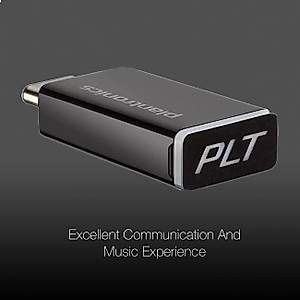 Poly BT600 USB-C Bluetooth Adapter Dongle - 211249-01 - GTW Bundle with Microfiber Cloth - Compatible with PC/Mac