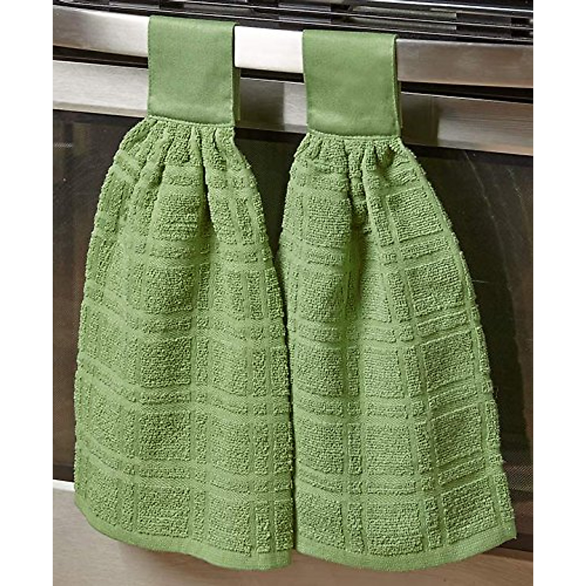 The Lakeside Collection Set of 2 Kitchen Towels - Cactus