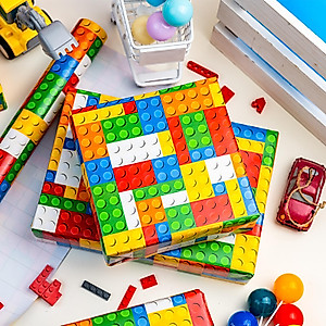 MAYPLUSS Wrapping Paper Large Sheet - Folded Flat - 6 Different Valentines Day Design (45.2 sq. ft.ttl.) - 27.5 inch X 39.4 inch Per Sheet