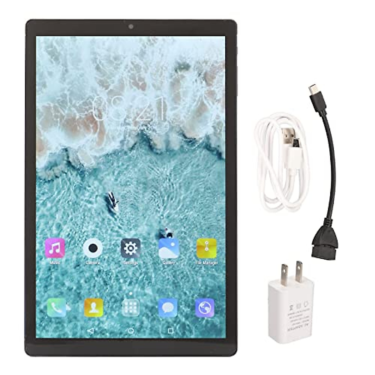 VINGVO HD Tablet, 4GB RAM 64GB ROM 5800mAh 10.1 Inch 2.4GHz 5GHz WiFi 3 Card Slots Blue Tablet for Business (US Plug)