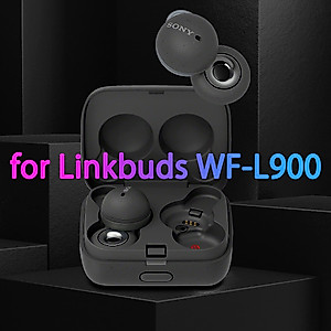 (5 Pair) Seltureone Compatible for Sony LinkBuds WF-L900 Ear Tips, Reducing Noise Enhance Sound Quality Accessories, Black