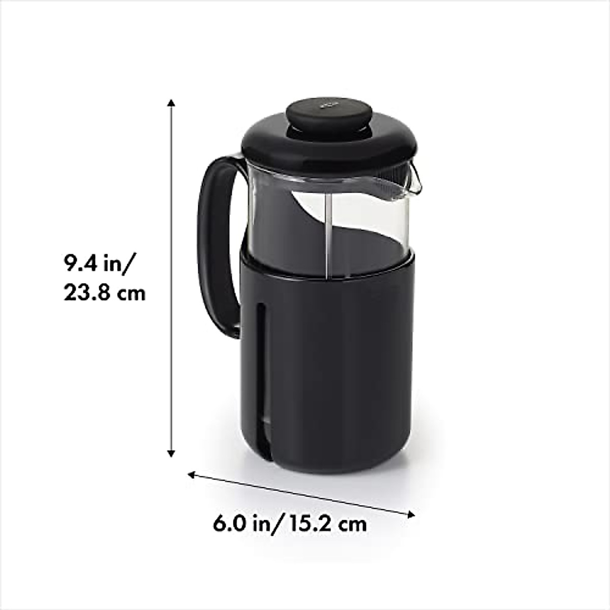 OXO BREW Venture Shatter-Resistant-Travel French Press – 8 Cup