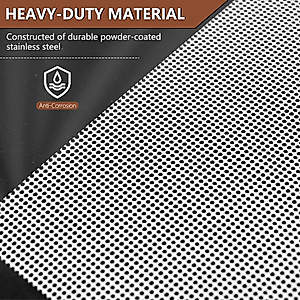 BJADE'S Stainless Steel Mesh Gutter Guard Cover,Leaf Protection,DIY Work for 6'',5'',4''System,Prevents Roof Clogged Downspouts,48ft