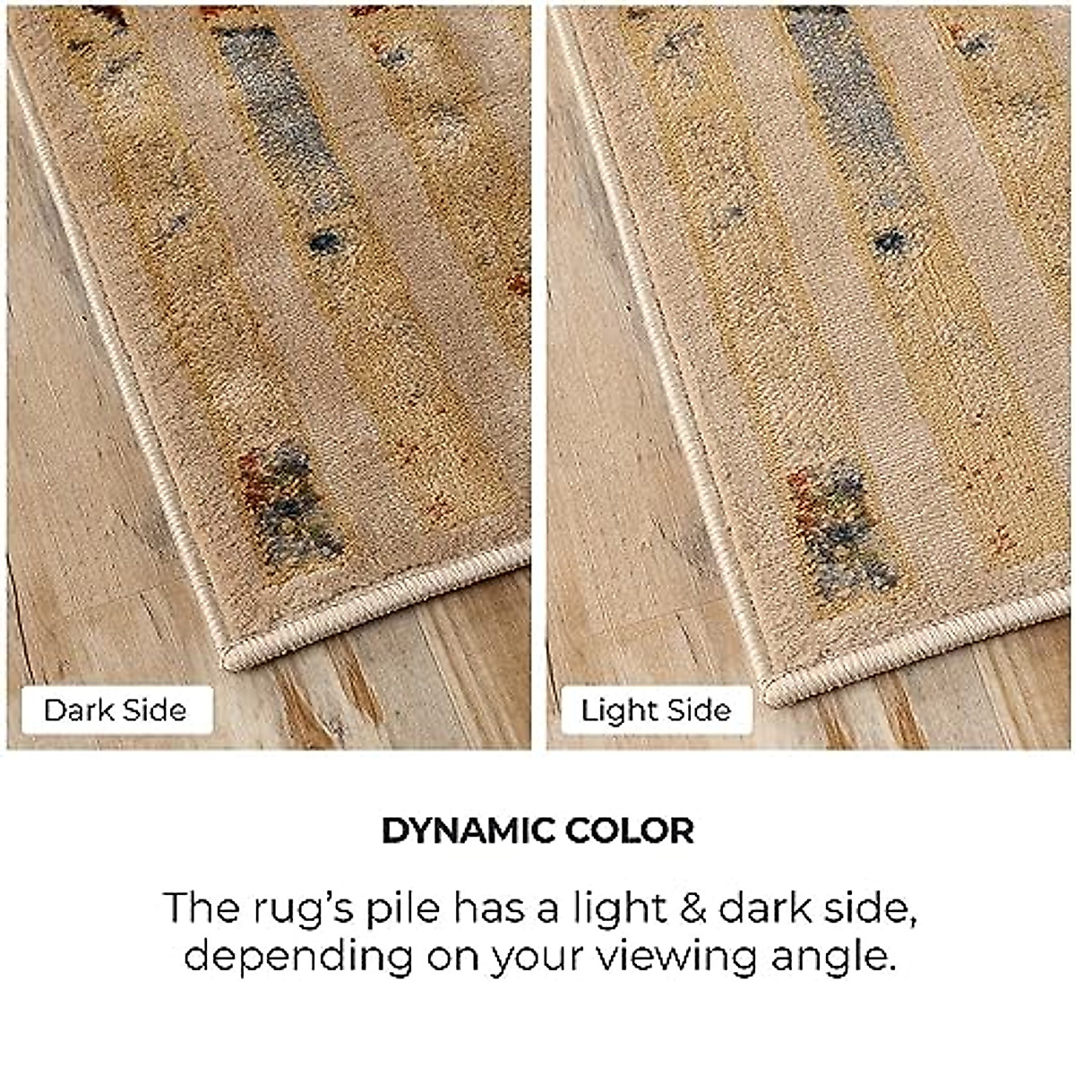 SUPERIOR Indoor Area Rug or Runner, Modern Splatter Abstract Floor Decor, Rugs for Living Room, Bedroom, Office, Hardwood Floors, Dining/Kitchen, Soft, Home Accessories, Naem Collection, 8' x 10'