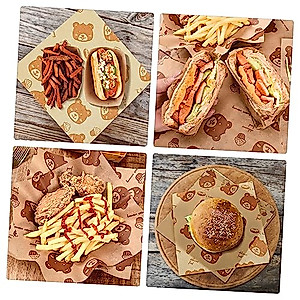 Sandwich Paper Wraps 500pcs Sandwich Wrappers Burger Wrappers Sandwich Wrapping Paper Food Wax Paper Sheets Sandwich Wrapping Sheets Paper Sandwich Paper Wrap Sheets Cheese Paper