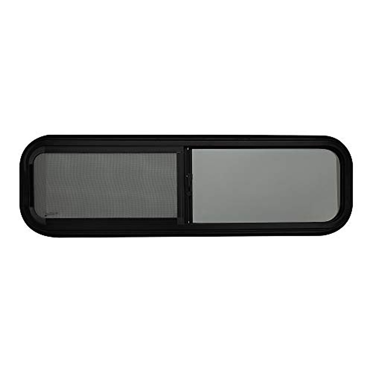RecPro RV Window | 42" W x 12" H | Teardrop Horizontal Slide | RV Window Replacement | Optional 1 1/2" Trim (1 Window, with Trim Kit) | Made in USA