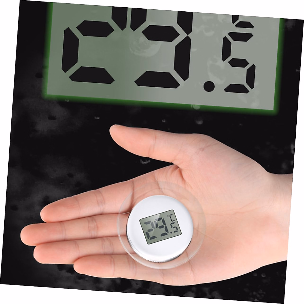 BESPORTBLE 1pc Aquarium Thermometer Reptile Temperature Gauge Aquarium Temperature Monitor Aquarium Temperature Gauge Fishtank Digital Thermometer Fish Tank Thermometer Container